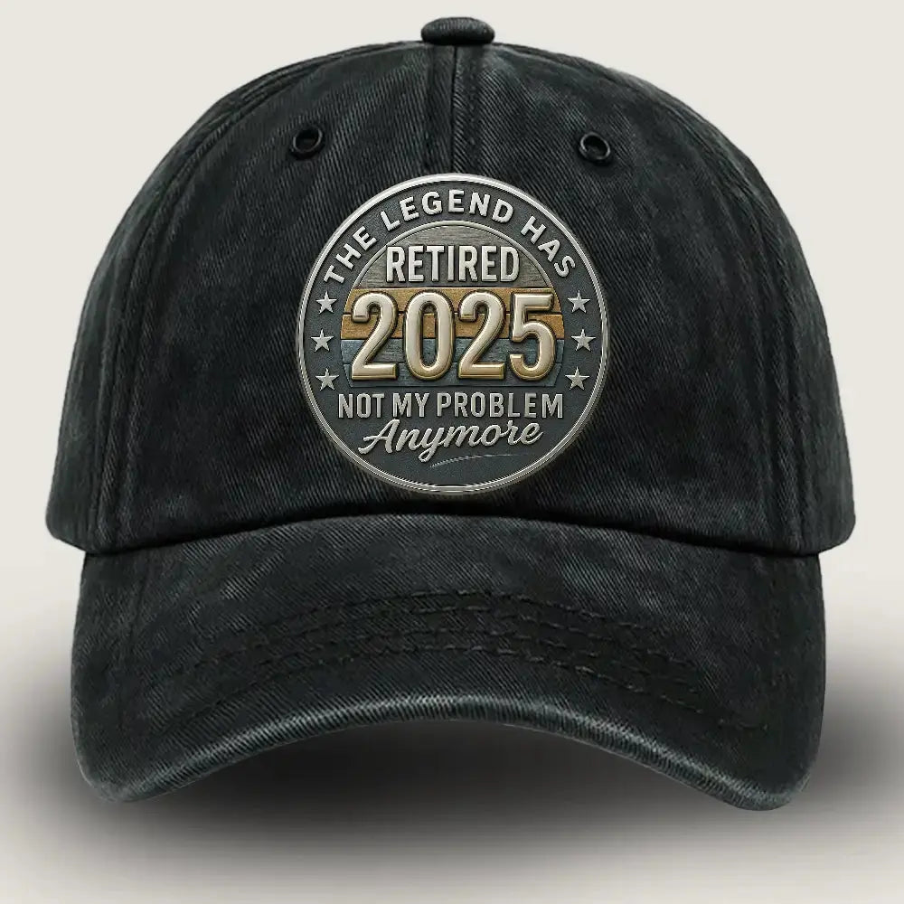 Retirement Hat, the Legend Has Retired 2025 Vintage Denim Hat – Duconspace